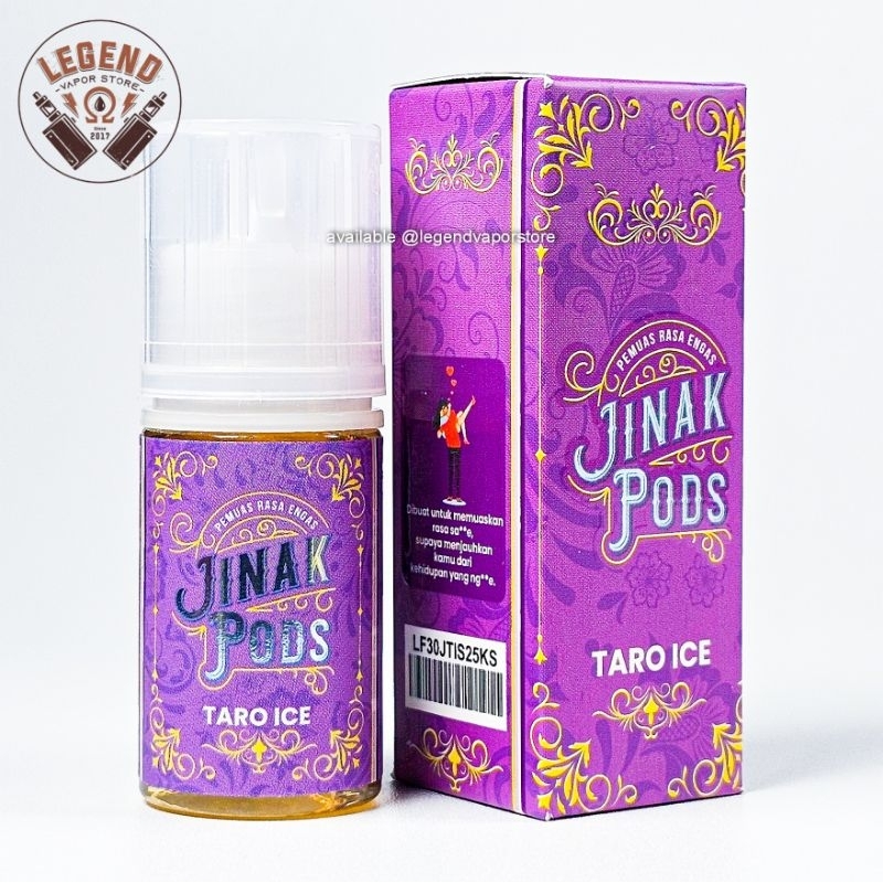 Jual SALT NIC - LIQUID JINAK PODS Taro Ice 30ML 25MG AUTHENTIC | Shopee ...