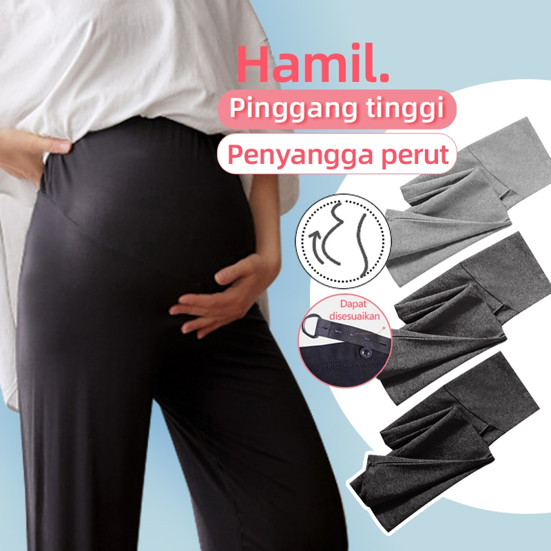 Jual Ibu Celana Hamil Kekinian Pregnancy Seluar Mengandung Long Pants Pregnant Maternity pants ...