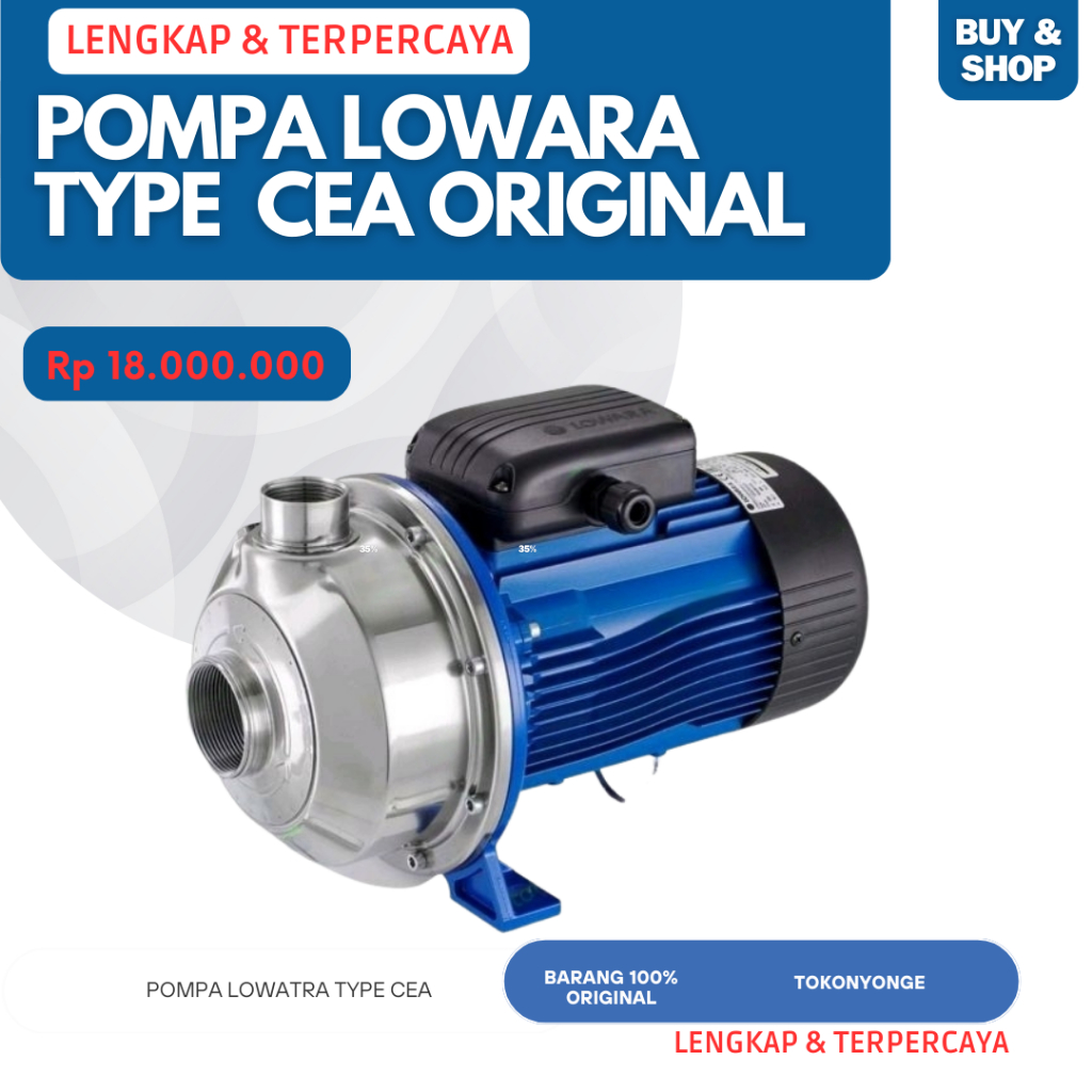 Jual POMPASURFACE PUMP LOWARA TYPE COM | Shopee Indonesia