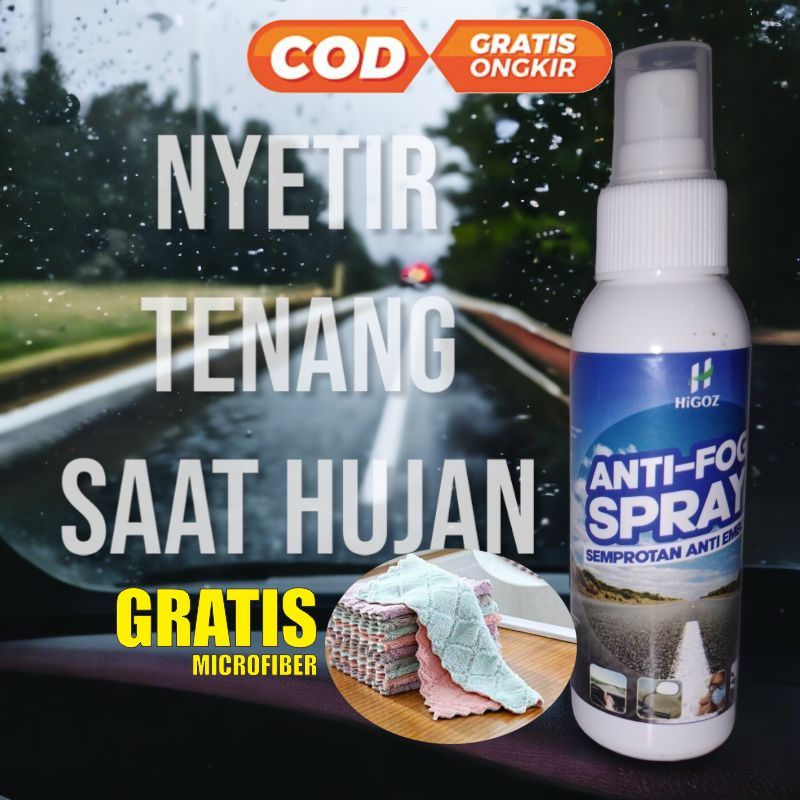 Jual GRATIS MICROFIBER - ANTI FOG spray,semprotan anti embun,penghilang ...