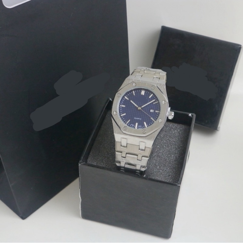 Jual JAM TANGAN AP COWOK TANGGAL AKTIF RANTAI STAINLESS | Shopee Indonesia