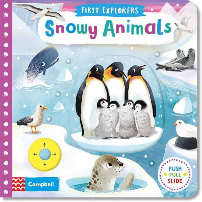 Jual Board Book IMport/First Explorers Snowy Animals Campbell Board ...