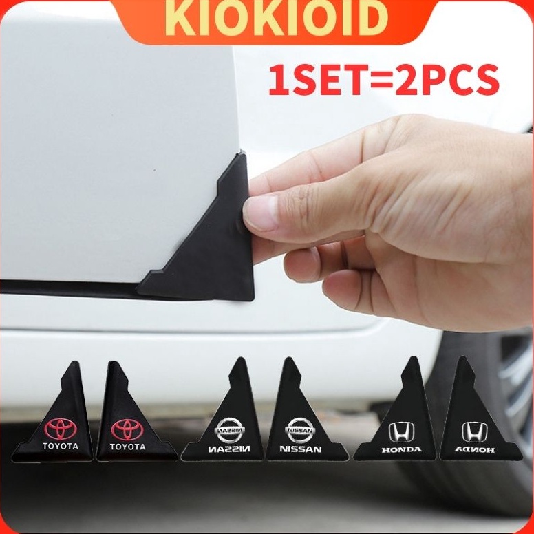 Jual SIAP KIRIM 2pcs Door Guard Siku Logo Mobil Door Guardr Karet Sudut ...