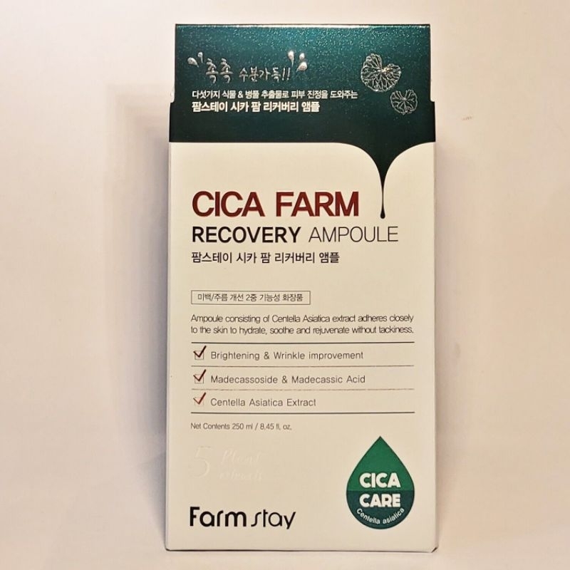 Jual Farmstay Cica Farm Recovery Ampoule 250ml | Shopee Indonesia