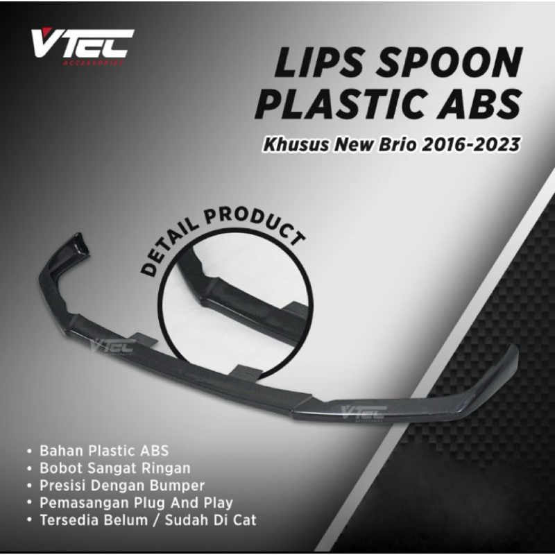Jual LIPS SPOON NEW BRIO PLASTIC ABS | Shopee Indonesia