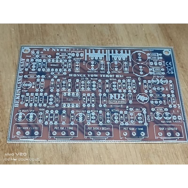 Jual PCB MODUL KICK DRUM HADROH VERSI 2 By Nur Design FIBER FR4 ...