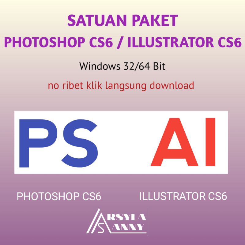 Jual Photoshop CS6 / Illustrator CS6 Satuan atau Paket | Shopee Indonesia
