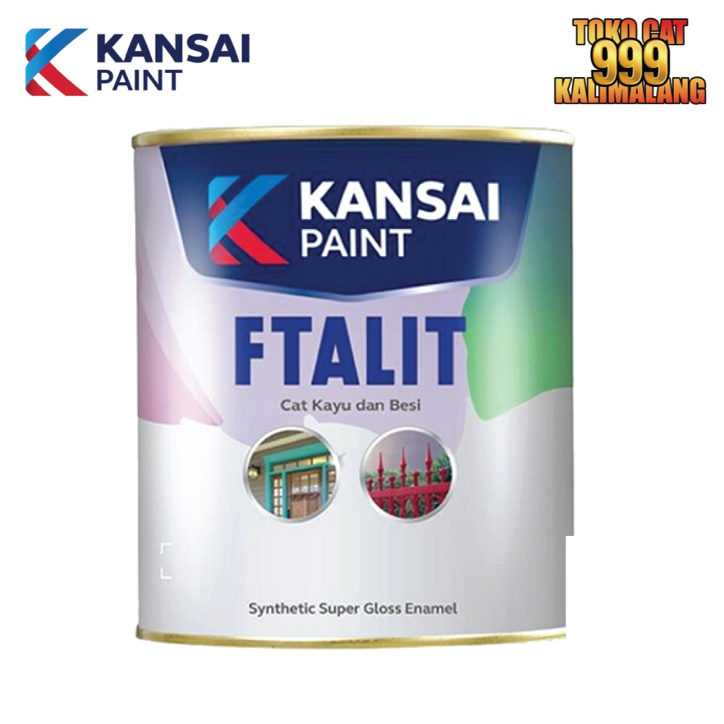 Jual Cat Minyak Kayu Besi Kansai Ftalit Semua Warna Kilap Gloss Kaleng 1 Kg | Shopee Indonesia