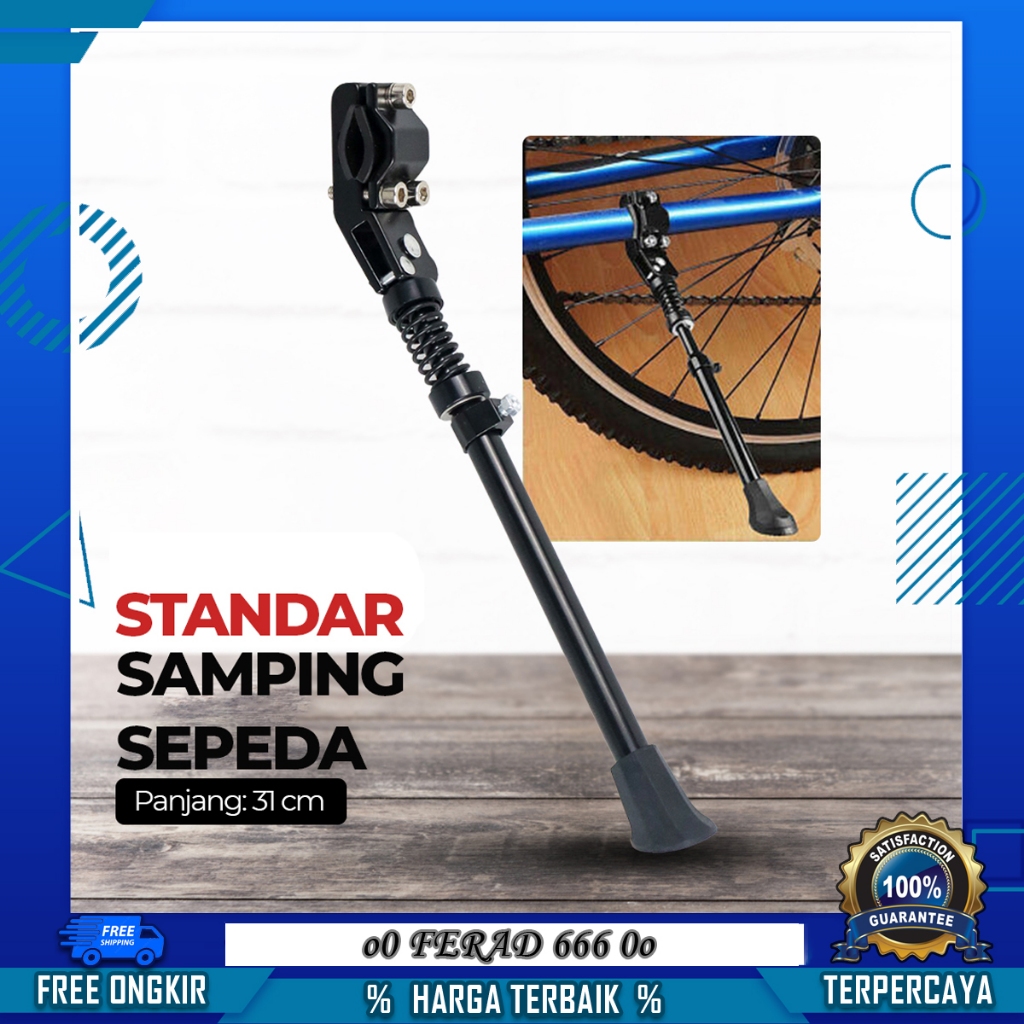 Jual Standar Sepeda MTB Model Jepit Frame Road Bicycle Kickstand ...