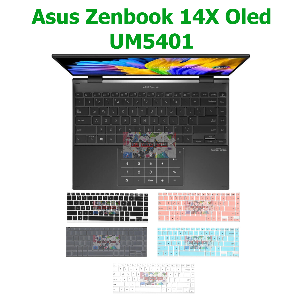 Jual Keyboard Protector Asus Zenbook 14X OLED UM5401 UM5401QA UM5401Q ...