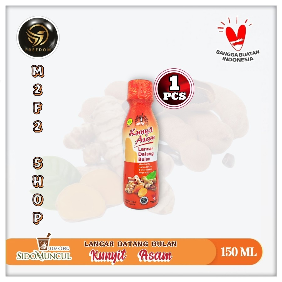 Jual Sido Muncul Kunyit Asam Lancar Datang Bulan Botol Pet - 150 ml ...