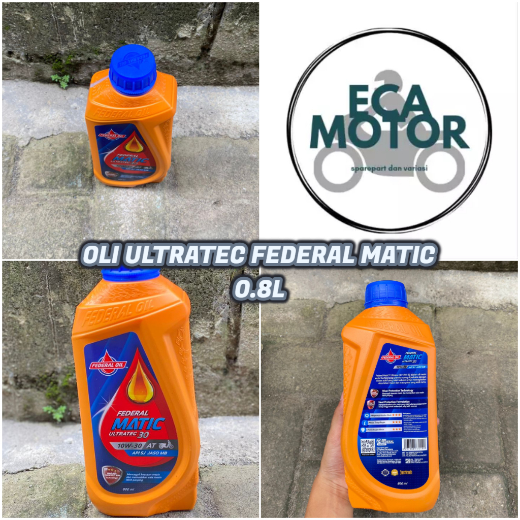 Jual OLI FEDERAL SUPREME MATIC ORANGE 0.8LITER /800ML || OLI ULTRATEC ...