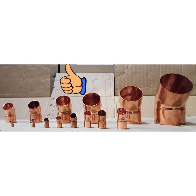 Jual Copper Elbow Tembaga 45⁰ Ukuran 1-5/8 inch | Shopee Indonesia