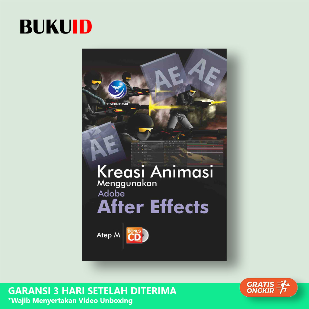 Jual Buku Kreasi Animasi Menggunakan Adobe After Effect + cd - Original ...