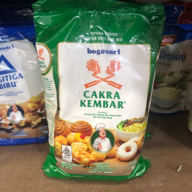 Jual Cakra Kembar Bogasari 1 kg | Shopee Indonesia