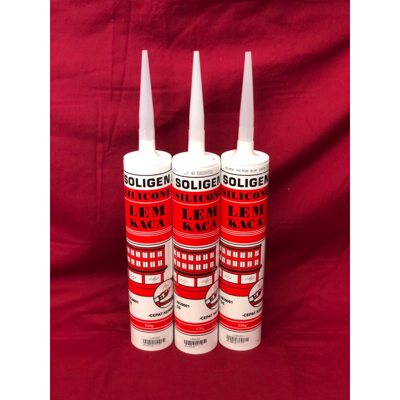 Jual Lem sealant / lem silikon / lem tabung / lem tembak SOLIGEN white ...
