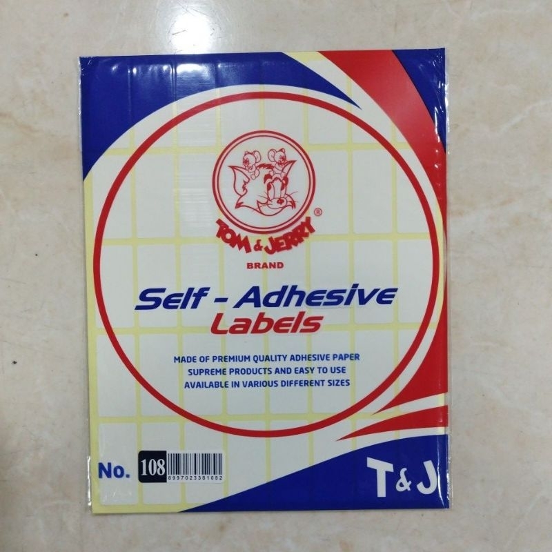 Jual Label Tom & Jerry No 108 (18*38mm) {1pad} | Shopee Indonesia