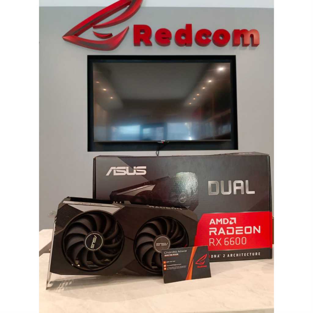Jual ASUS Dual Radeon RX 6600 8GB GDDR6 Graphics Card 2ND | Shopee ...