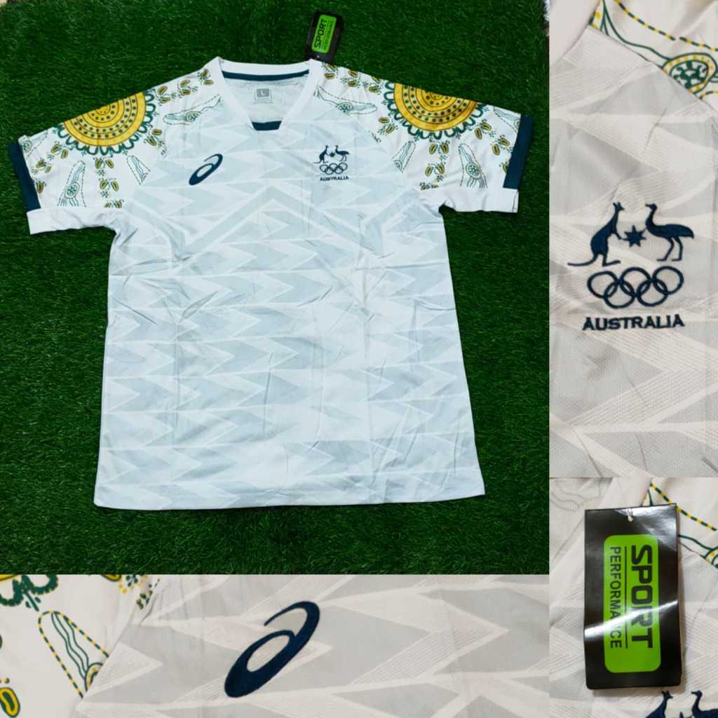 Jual JERSEY BOLA AUSTRALIA AWAY 2024 GRADE ORI PRIA DEWASA | Shopee ...