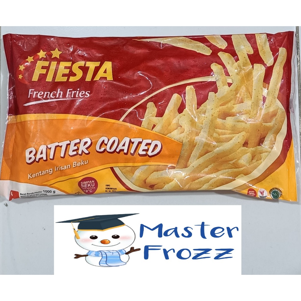 Jual Fiesta French Fries Batter Coated 1kg | Shopee Indonesia