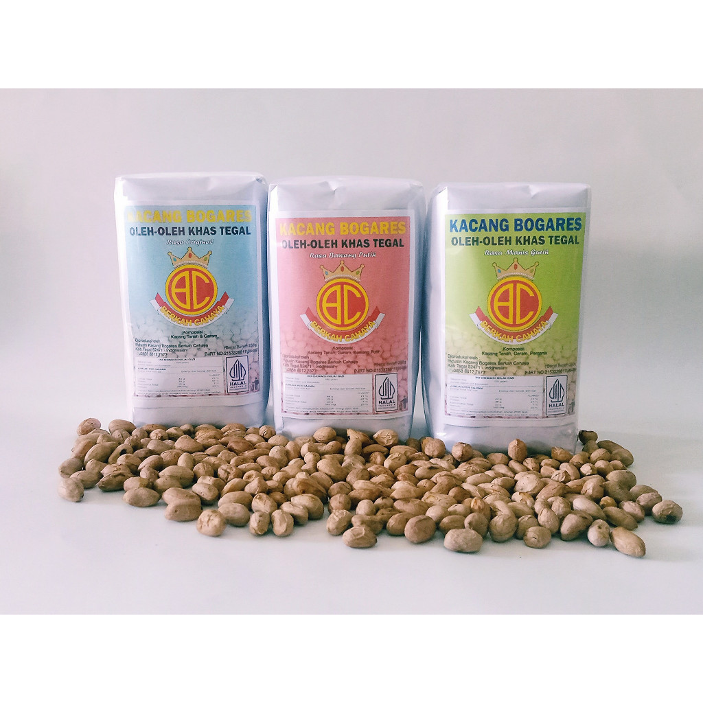 Jual Kacang Bogares BC 250 g Kacang Sangrai Oleh-oleh Khas Tegal ...