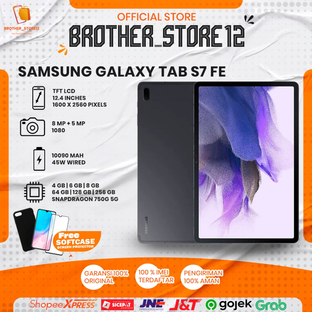 Jual Samsung galaxy tab s7 fe second original resmi sein | Shopee Indonesia