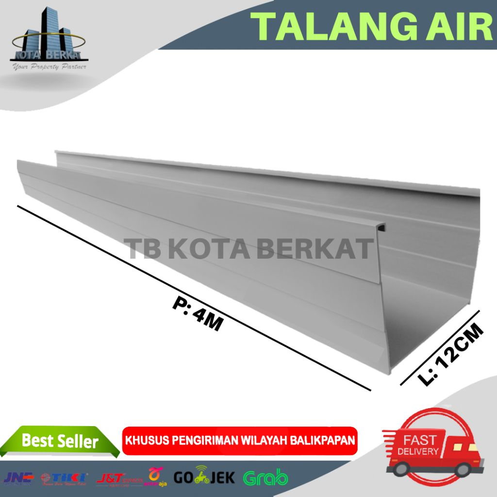 Jual TALANG AIR KOTAK PVC/ TALANG AIR PERSEGI ABU-ABU 4 IN | Shopee ...