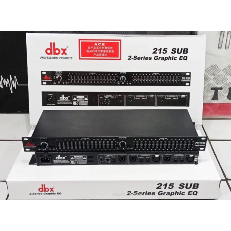 Jual equalizer dbx 215 sub dbx 215 plus subwofer grade A | Shopee Indonesia