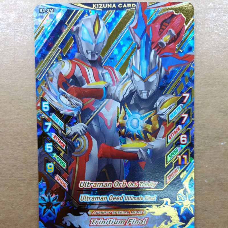 Jual Kartu Ultraman Kizuna Card Ultraman Orb Orb Trinity & Ultraman Geed Ultimate Final B3-071 ...