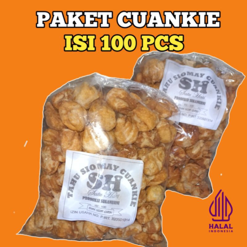 Jual Cuankie /Batagor merk SH Isi 100 pcs Asli Garut enak dan gurih ...