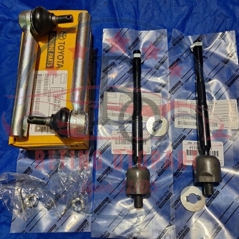 Jual RACK END LONG TIE ROD 2PC + TIE ROD 1SET HARRIER 03-12 ORIGINAL ...