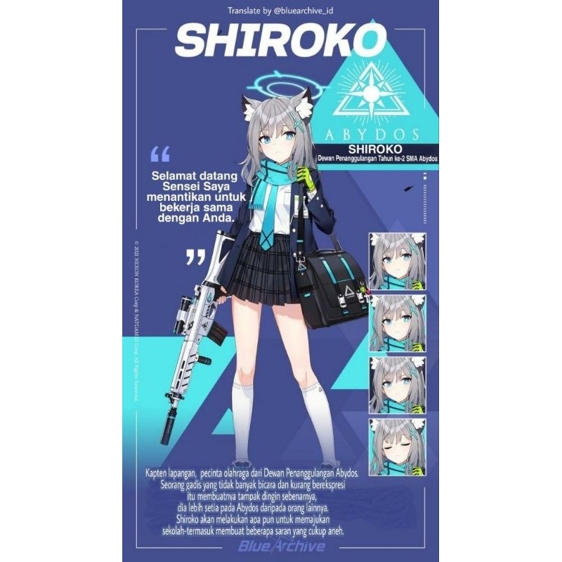 Jual ROK COSPLAY SHIROKO BLUE ARCHIVE | Shopee Indonesia