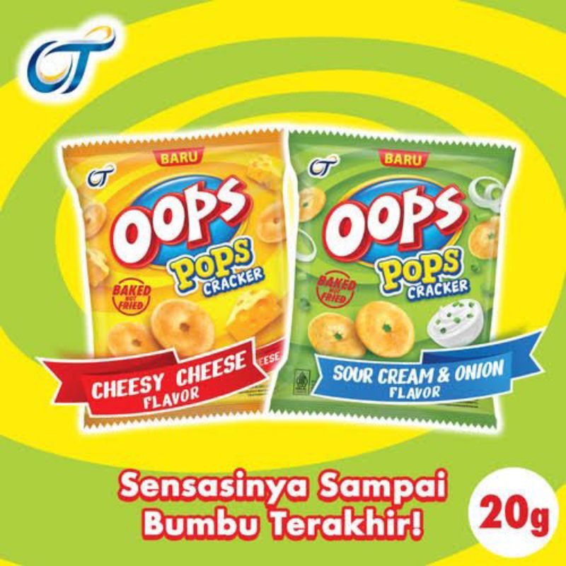 Jual Oops crackers snack @20gr ( 1 karton ) | Shopee Indonesia