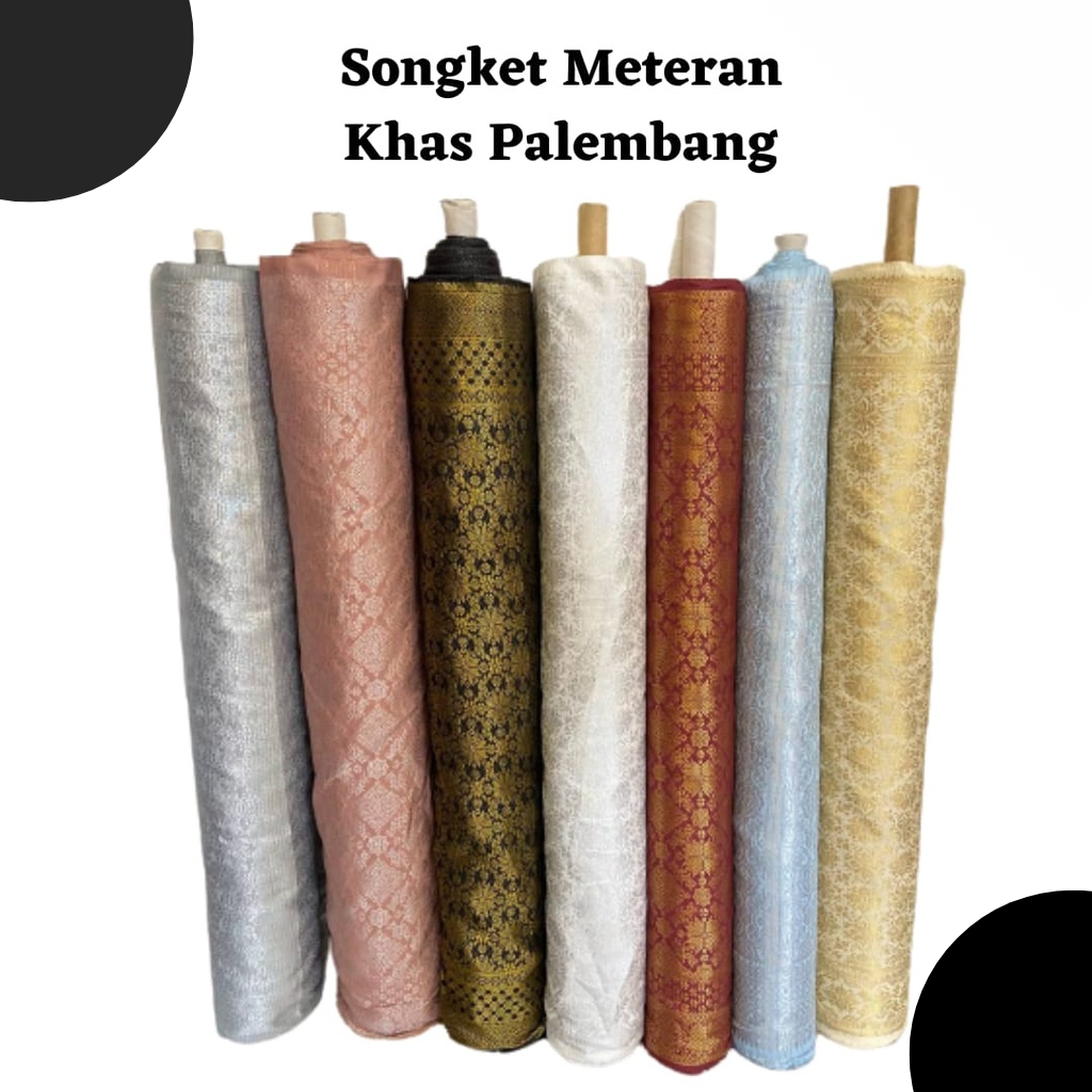 Jual Kiagus Songket - Songket Meteran Khas Palembang Berbagai Macam ...