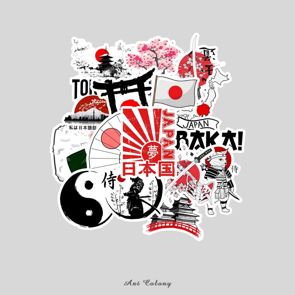 Jual Stiker Pack Jepang Sticker Vinyl Laminasi Doff Glosy| Stiker ...