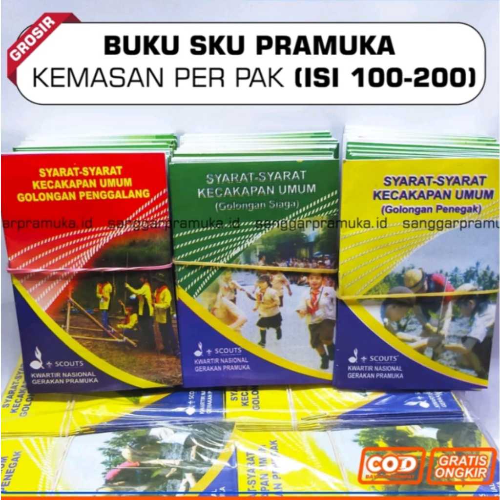 Jual Buku SKU Pramuka siaga penggalang penegak 100 biji yang kecil ...