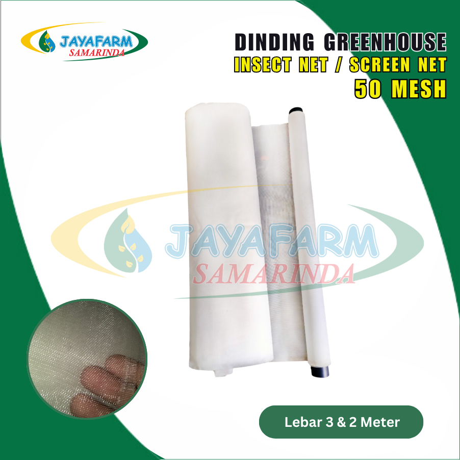 Jual Jaring Dinding Greenhouse Screen Insect Net Hama Tenun Roll — 50 ...