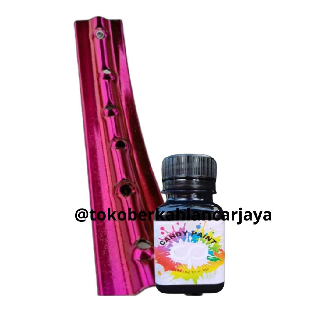 Jual (OLES) 50 ML CANDY PAINT CAT OLES PEWARNA LOGAM BESI CHROME ...