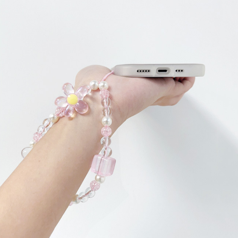 Jual Rantai ponsel manik Bunga Hati universal Tali lanyard HP fashion ...