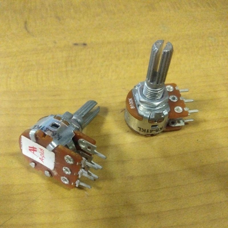 Jual POTENSIO ROTARY STEREO STR A PLUS 100K 100 K POTENSIOMETER ...