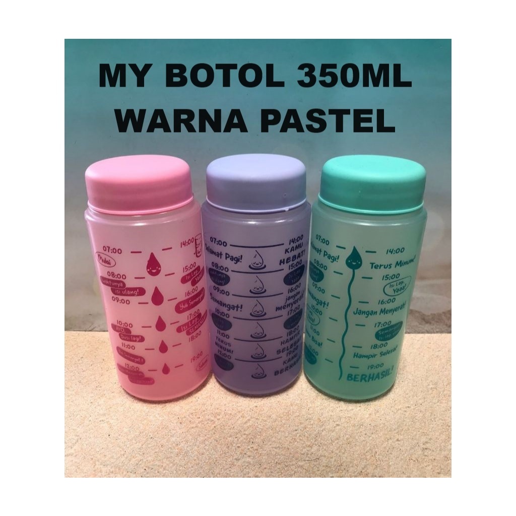 Jual BIGGY MY BOTTLE 350ML/THUMBLER/BOTOL PLASTIK/BOTOL MINUM ANAK ...