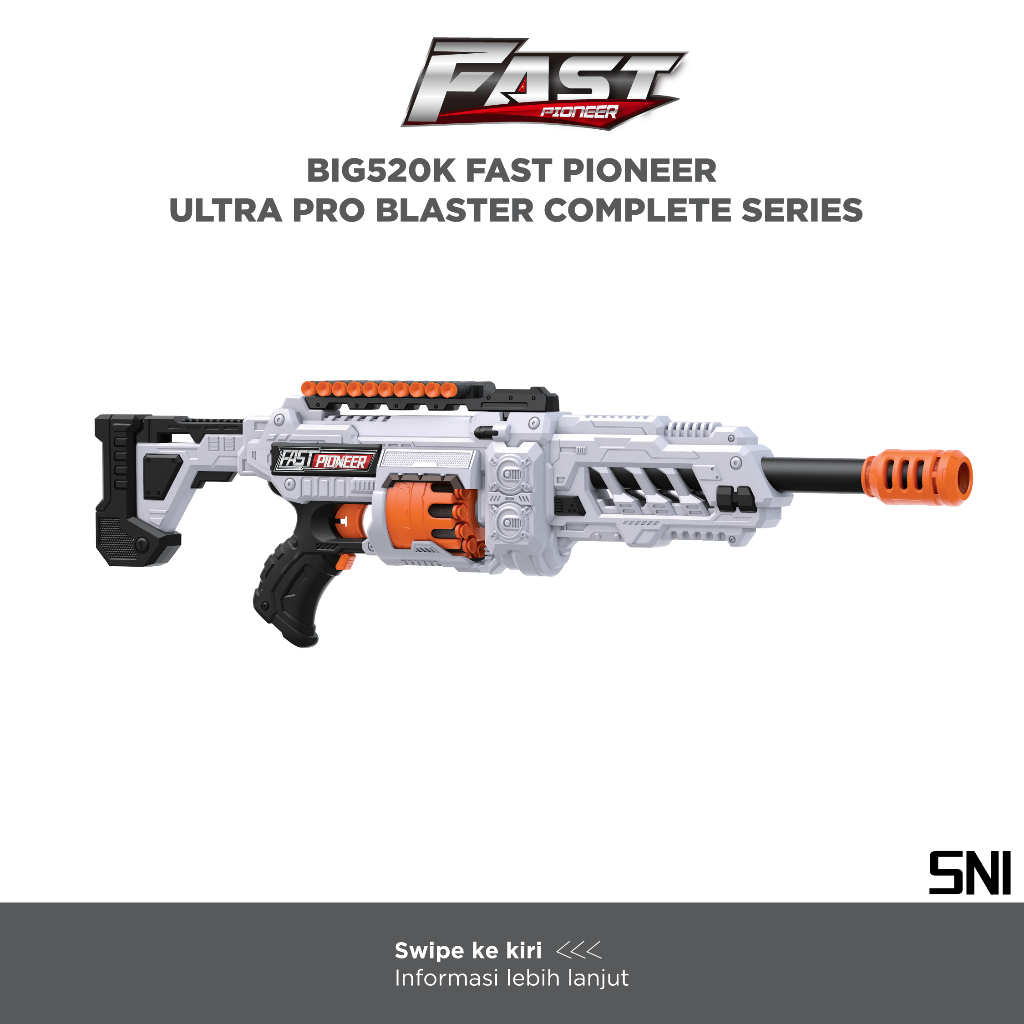 Jual Fast Pioneer - Ultra Pro Blaster Complete Series / Nerf Peluru ...
