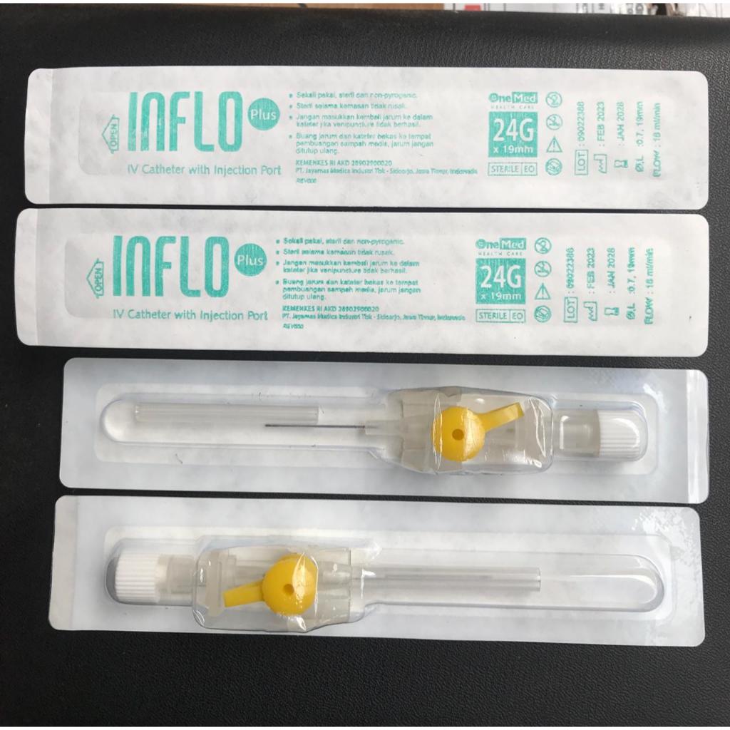 Jual Inflo plus IV Cath 24g OneMed-Pcs | Shopee Indonesia