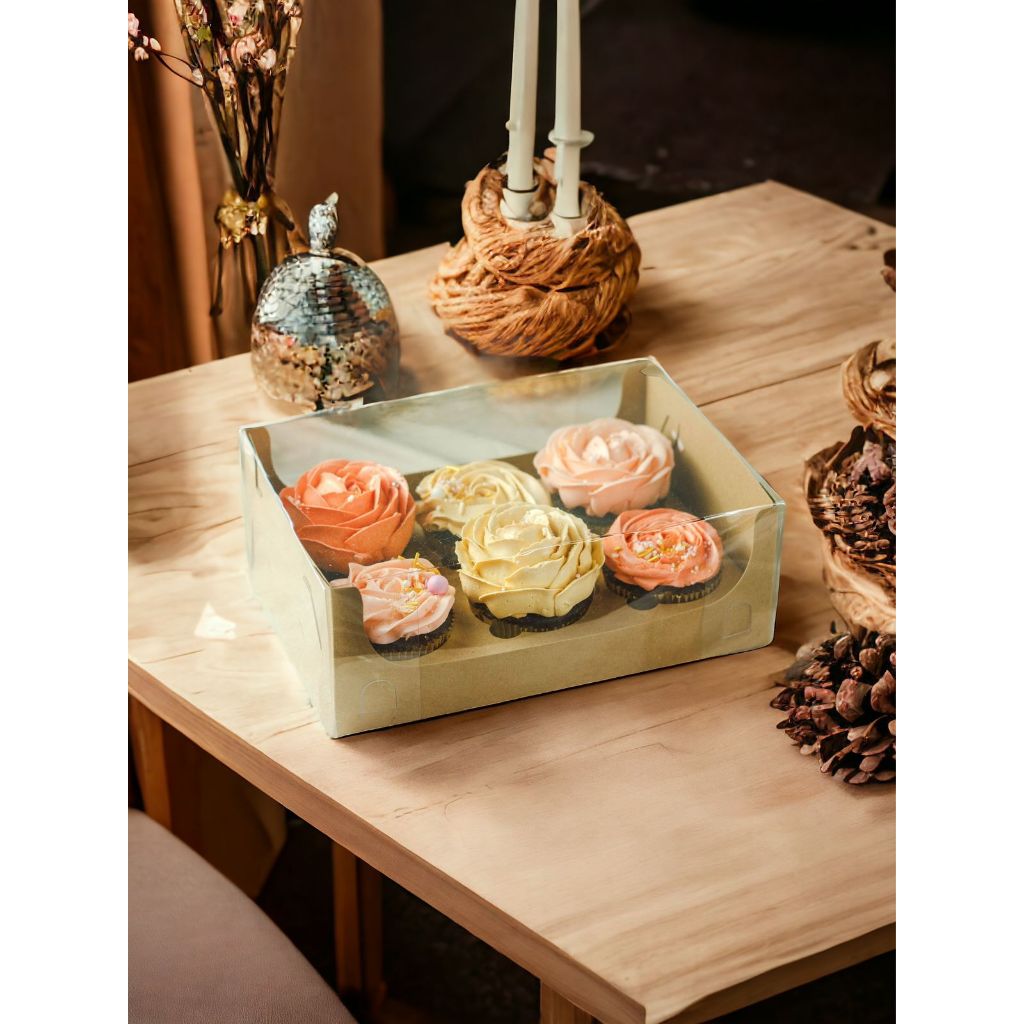 Jual 10PCS - WB241709 B - Dus Cupcake / Box kue model Mika Cupcake isi ...