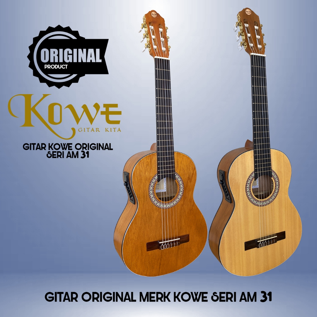 Jual Gitar Merk KOWE Classic Elektrik/Akustik Senar Nilon | Shopee ...