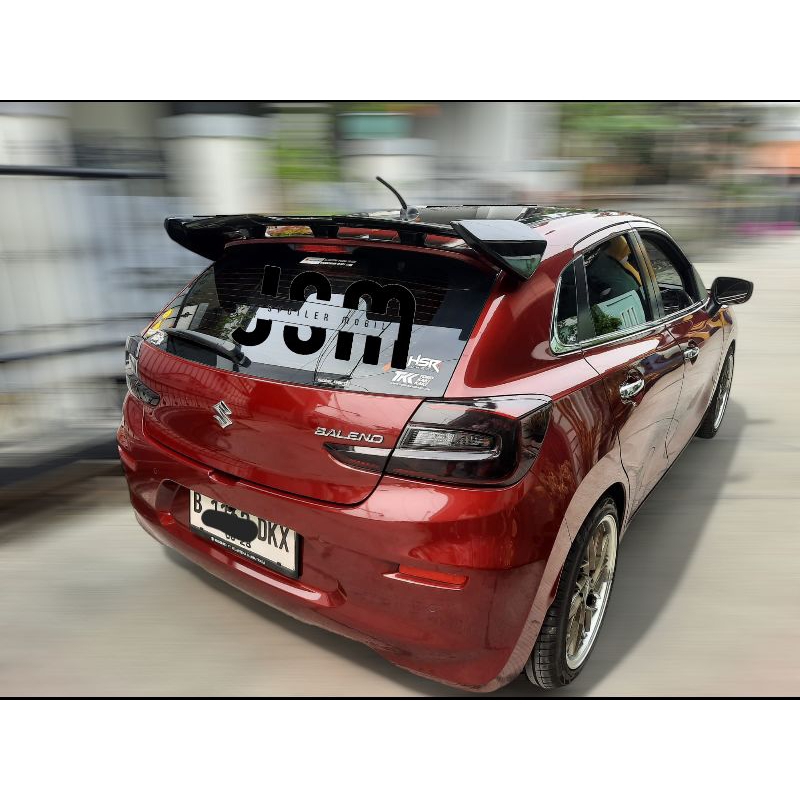 Jual Spoiler Baleno Hatchback model Urbanite Bahan Plastik ABS | Shopee ...