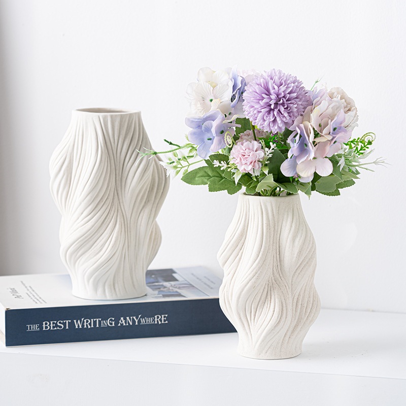 Jual Vas Bunga Aesthetic Keramik Shannon / Pottery / Vas Bunga Nordic ...