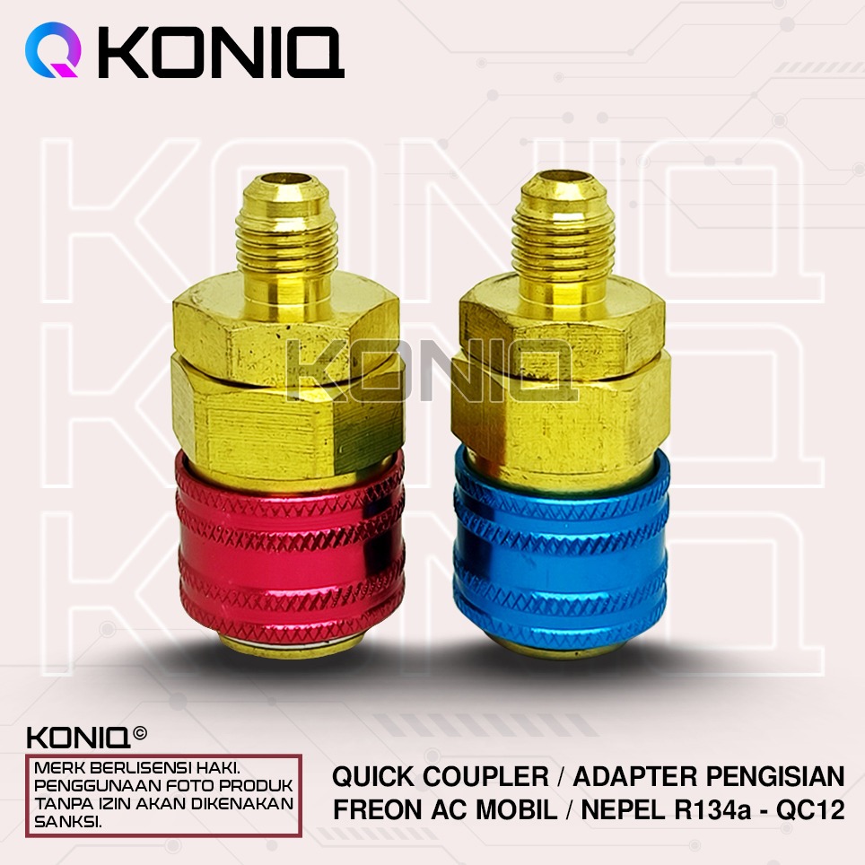 Jual ADAPTER QUICK COUPLER AC MOBIL R134a / ADAPTOR AC MOBIL R134a ...