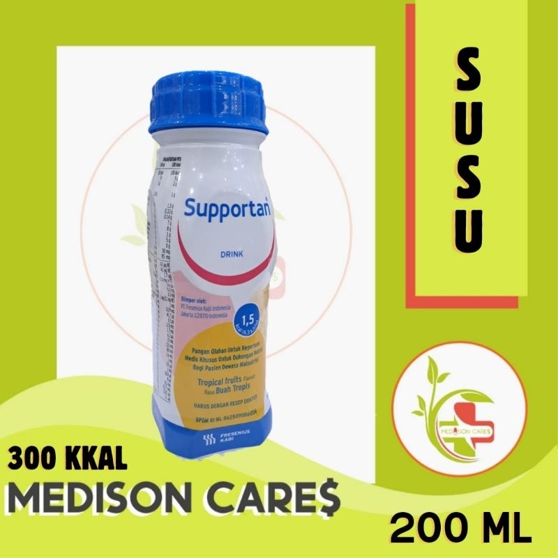 Jual supportan susu nutrisi 1.5 kcal | botol 200 ml | Shopee Indonesia