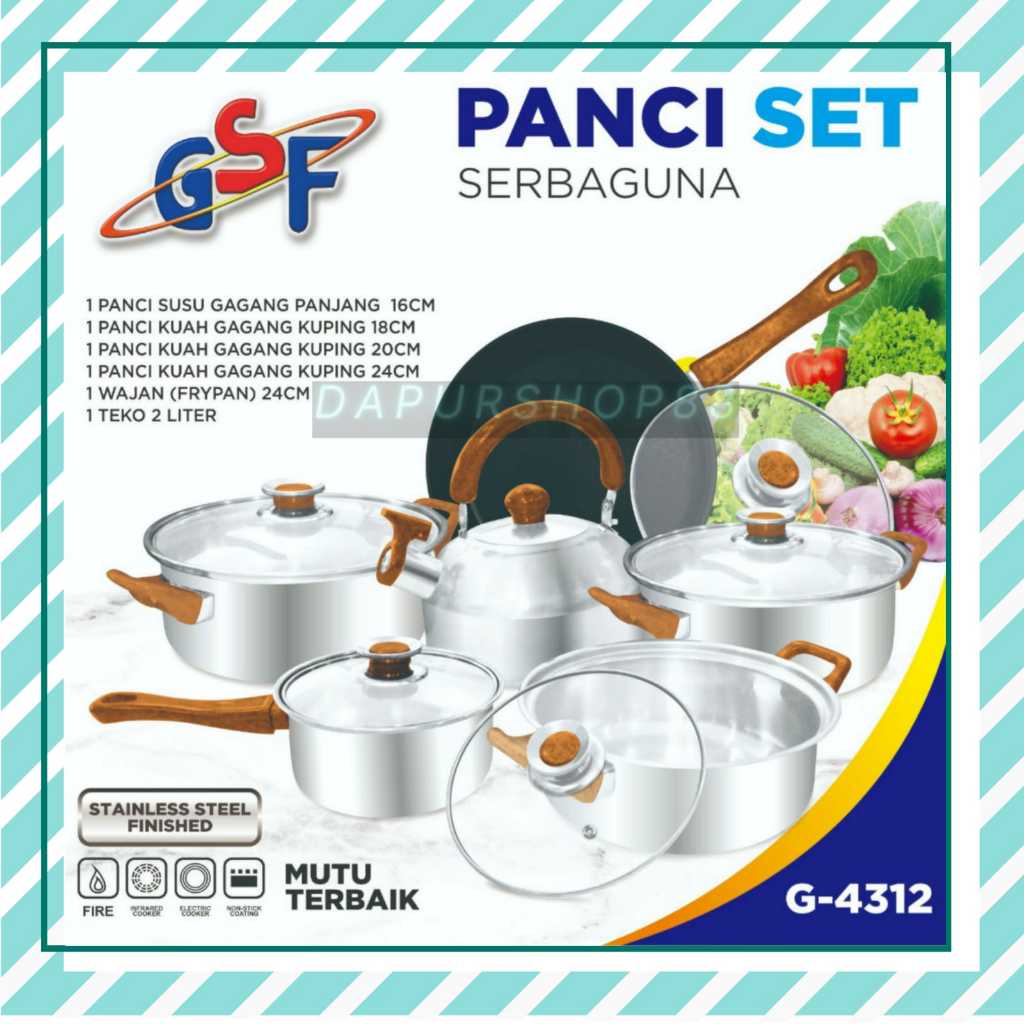 Jual PANCI SET GSF G-4312 / PANCI SET SERBAGUNA 12PCS GSF G 4312 ...